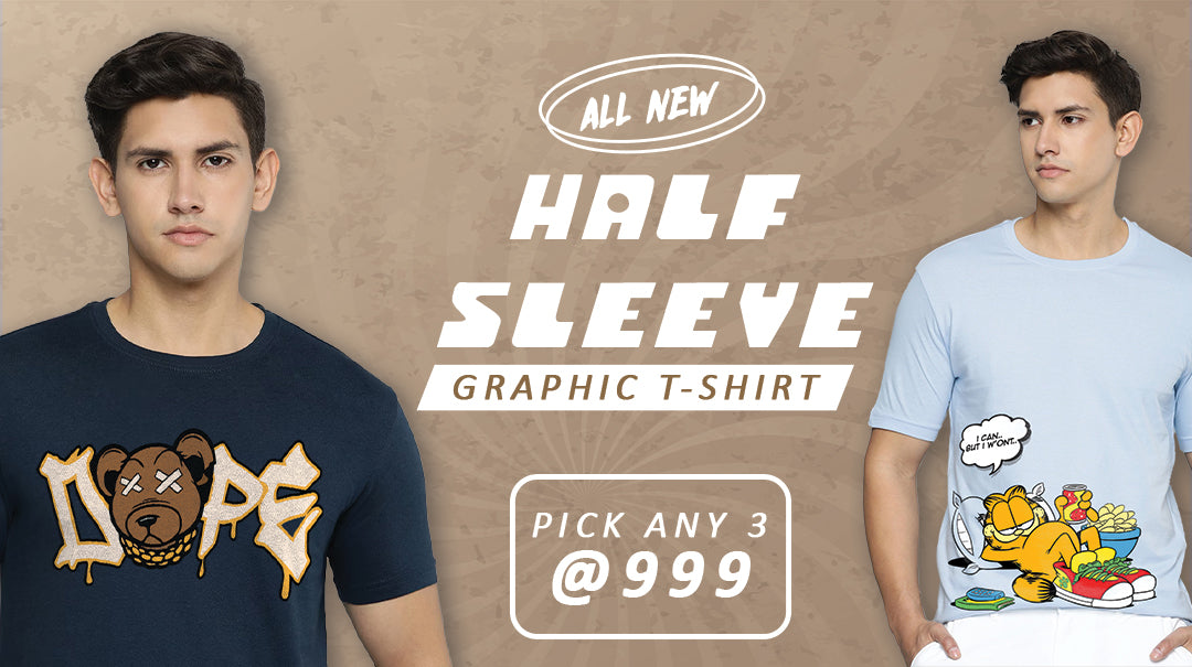 Graphic Half Sleeve T-Shirts