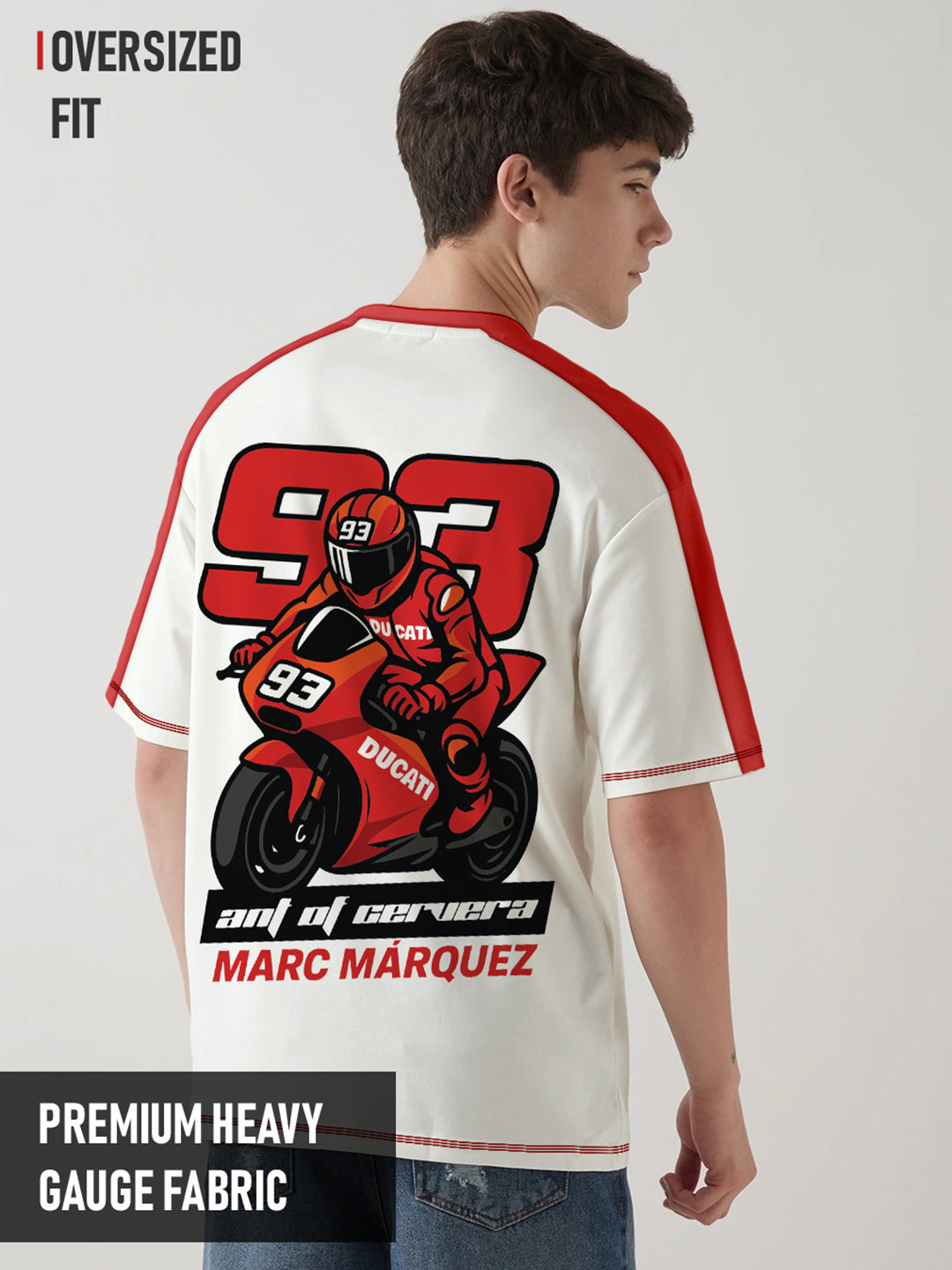 Marc Marquez Oversized T-Shirt - Multi Color – Crazymonk